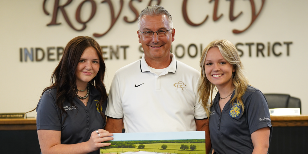 RCISD FFA Students Honored at Board Meeting | Royse City High School